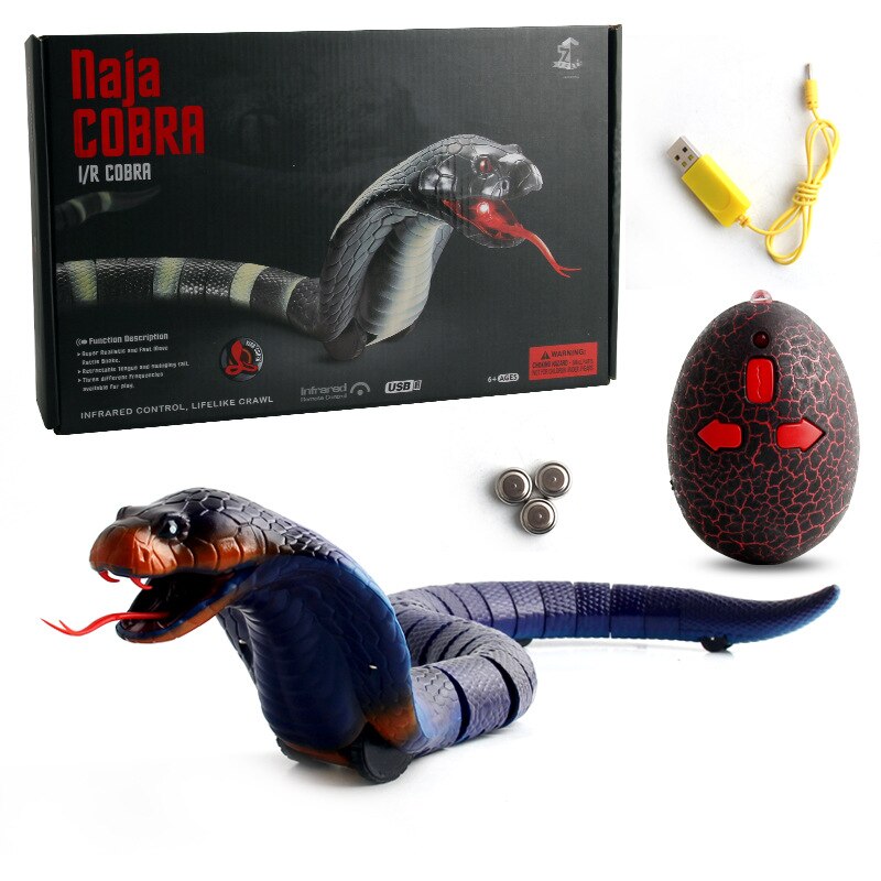 Kids Toys Remote Control Snake Simulation Rattlesn... – Grandado