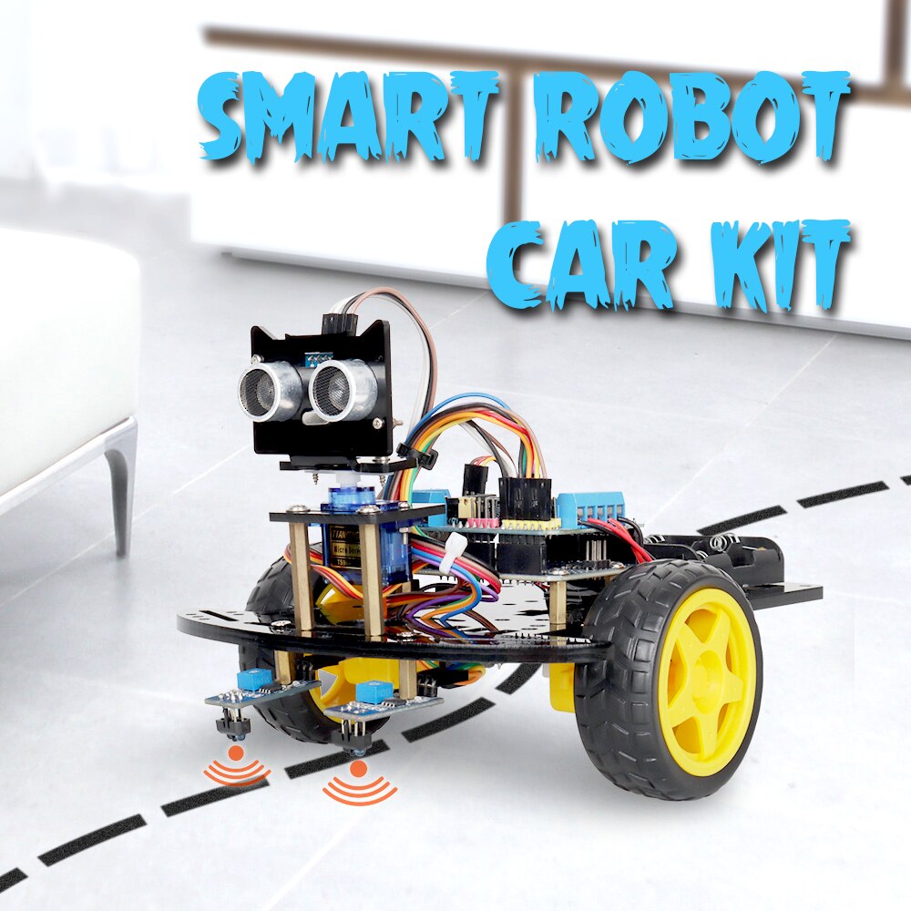 2WD Smart Robot Car Kit With L298N Motor Drive,Tra... – Grandado