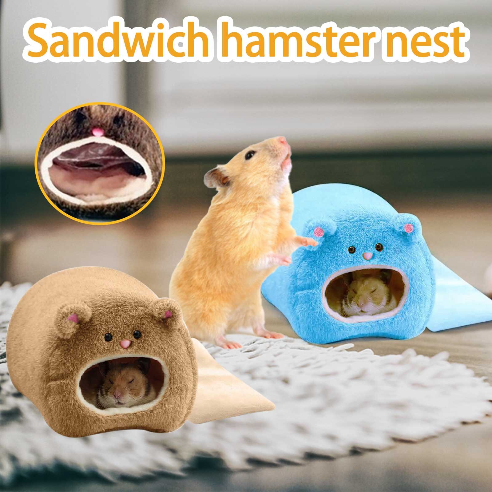 Winter Warm Hamster Nest Egel Kennel Bed Warm Muis... – Grandado
