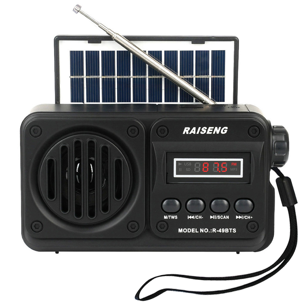 Multifunctional Portable FM Radio Rechargeable Sol... – Grandado