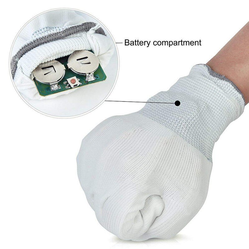 LED Gloves Neon Guantes Glowing Halloween Party Li... – Grandado