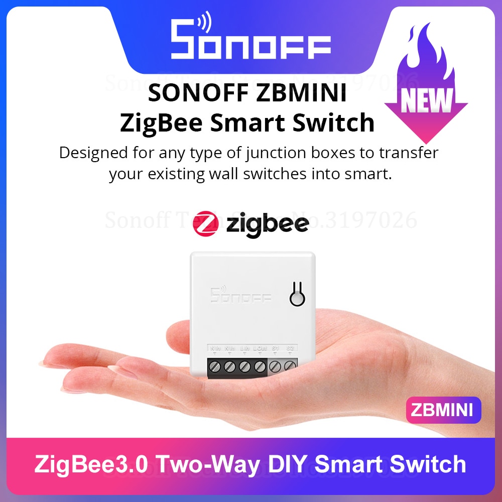 SONOFF Zigbee 3,0 ZB MINI Zwei-Weg Smart Switch Fe... – Vicedeal