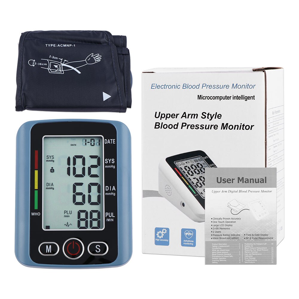 Household Blood Pressure Monitor Upper Arm Electro... – Grandado