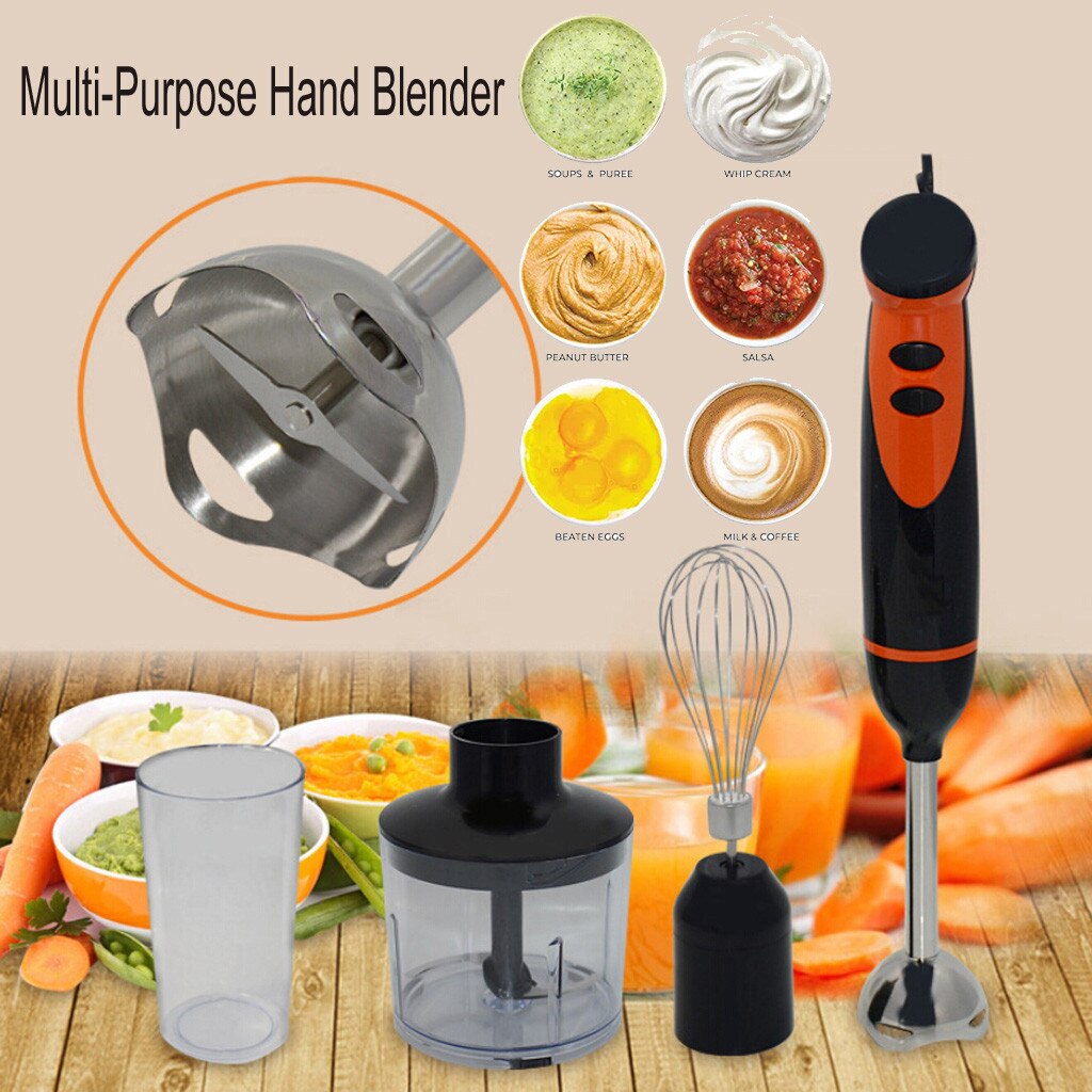 Stainless Steel Immersion Hand Stick Blender Mixer... – Grandado