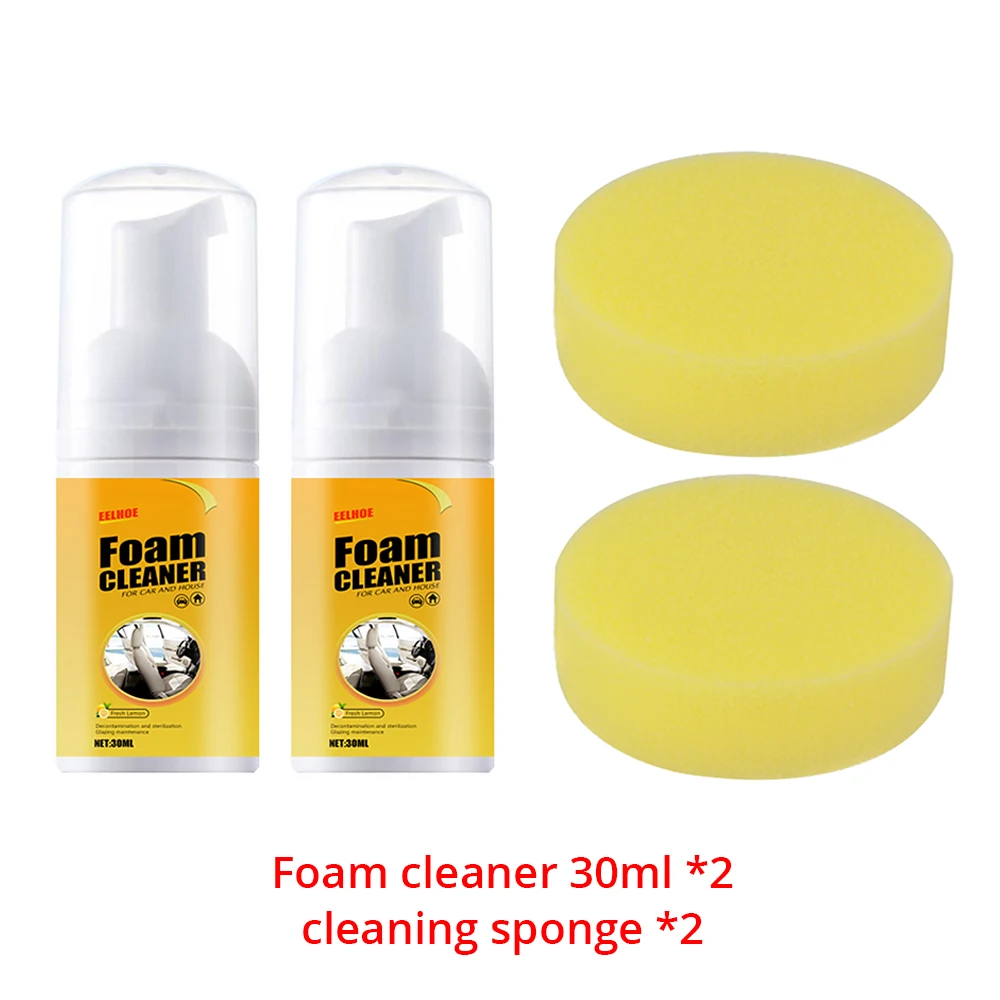 30ML/100ML Multi-Purpose Foam Cleaner Leather Clea... – Grandado