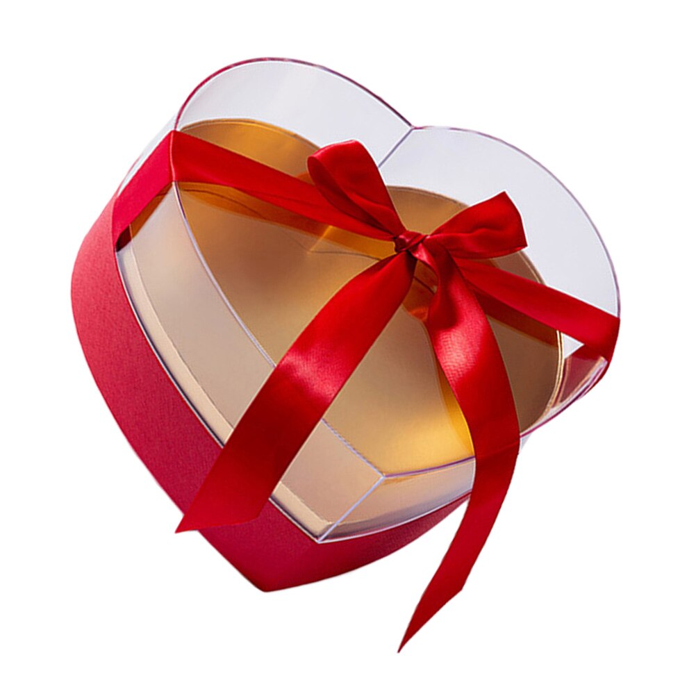Acrylic Heart Shaped Flower Box Valentine Packagin... – Grandado
