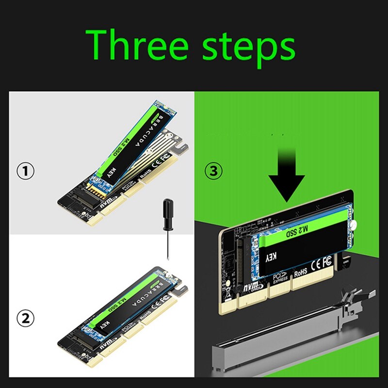 M.2 Nvme to PCI-E3.0 Adapter Card Pcie X4 X8 X16 S... – Vicedeal