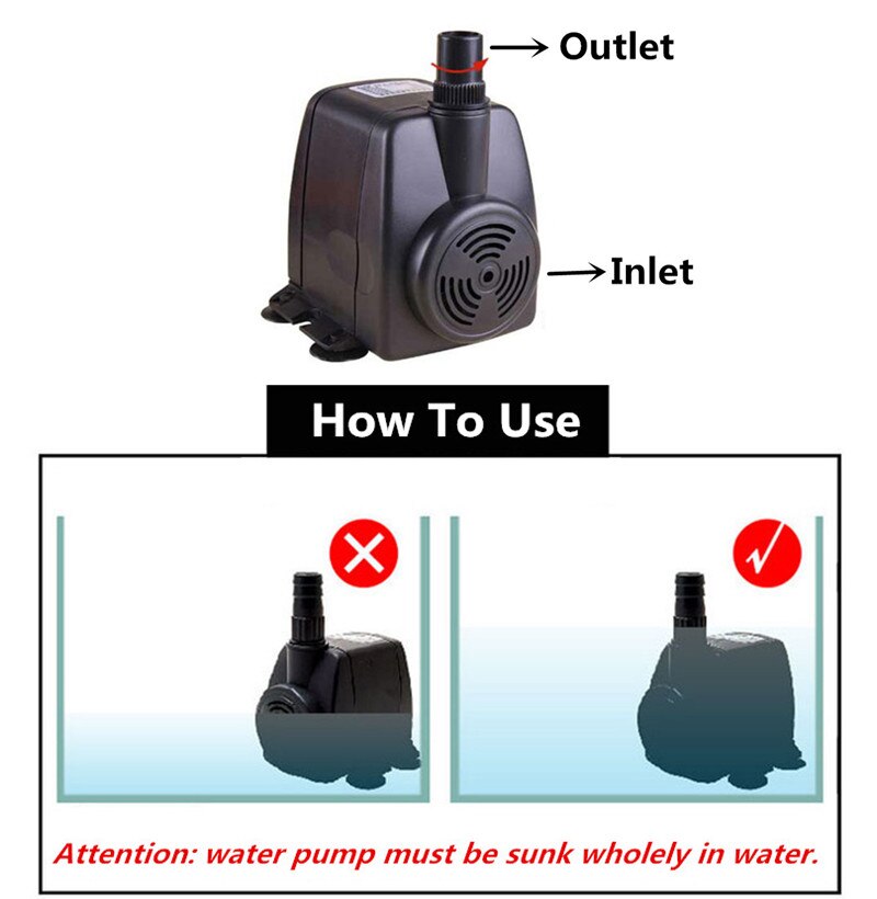 Multifunctional Aquarium Water Pump Submersible Fo... – Grandado