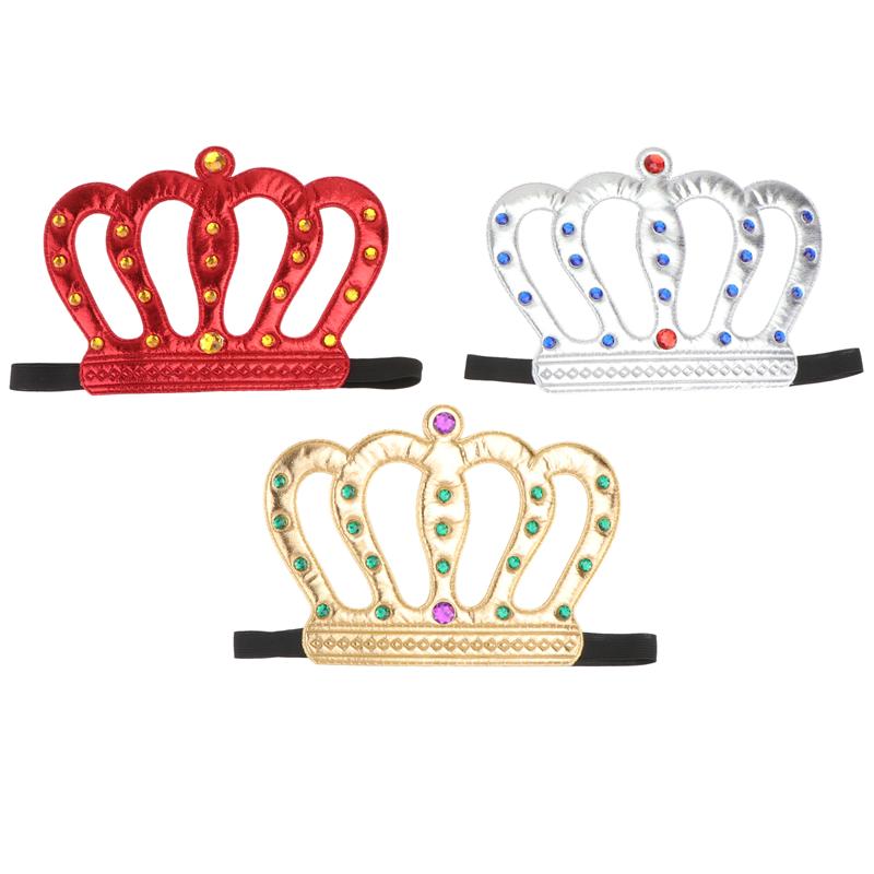 3/2pcs Delicate Kids Adults Crown Funny Crown Prop... – Grandado
