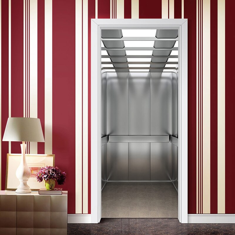 3D mural DIY Elevator door stickers wall stickers ... – Grandado