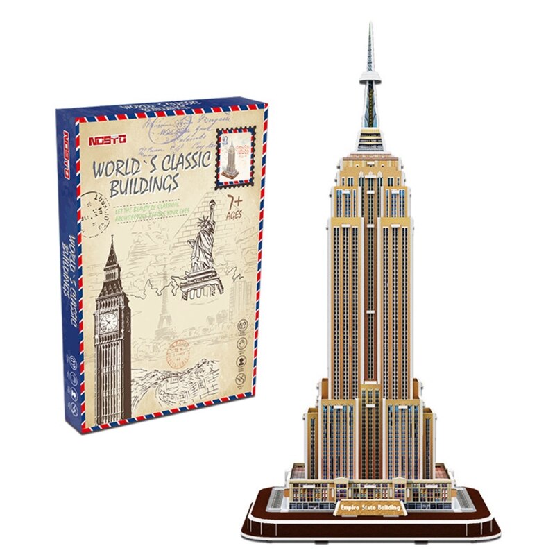 Top Empire State Building 3D Puzzels Voor Volwasse... – Vicedeal