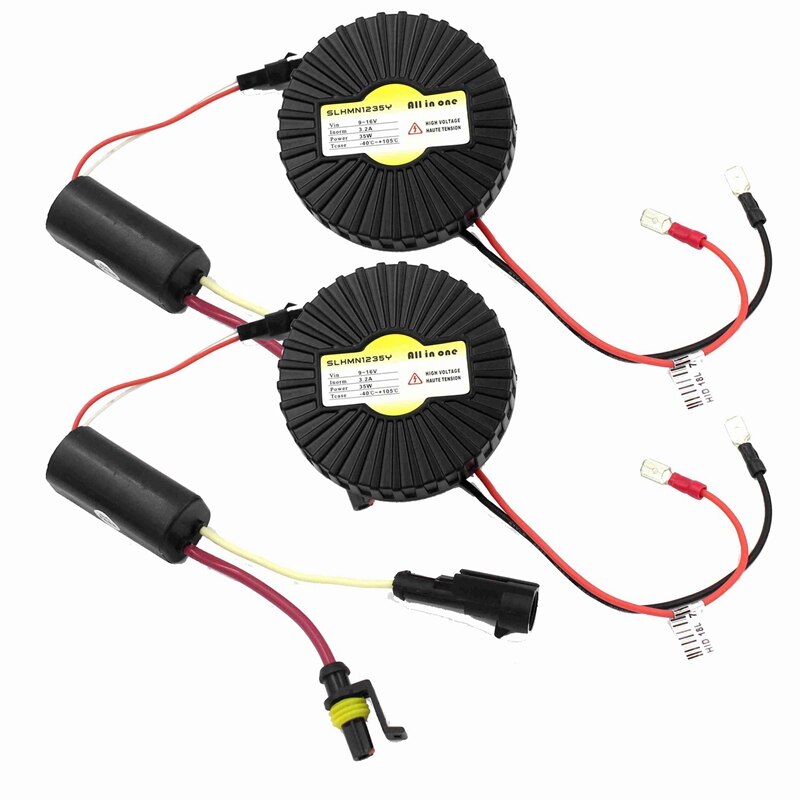 2 st bil universal mini hid rund xenonlampa ballas... – Grandado