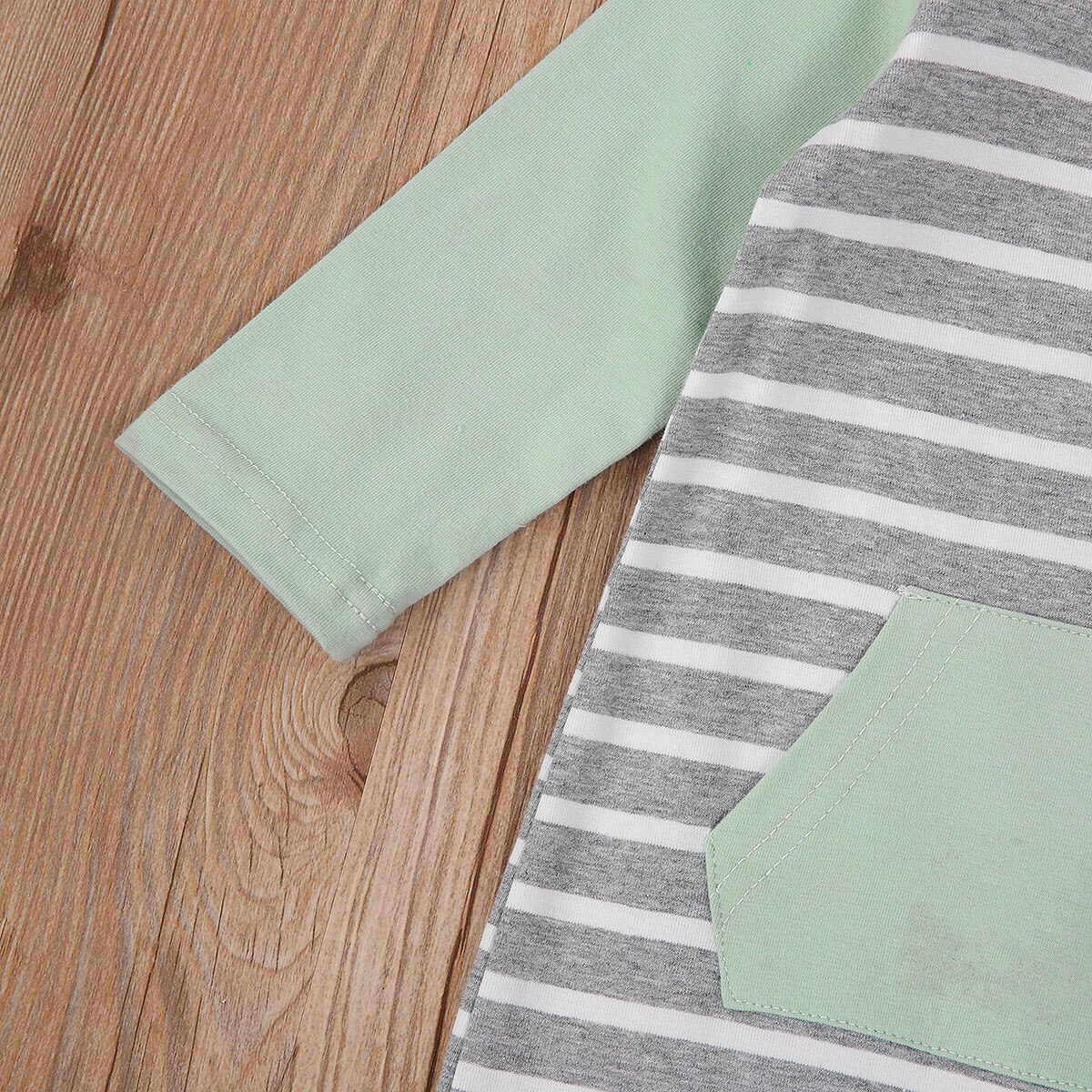 Infant Baby Girl Boy Patchwork Pocket Clothes Set,... – Grandado