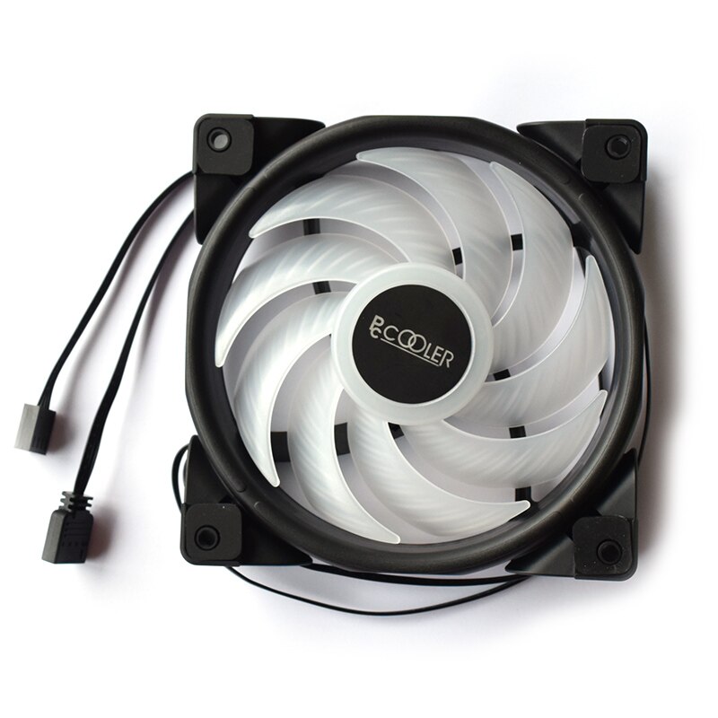 Pccooler HALO RGB 12cm 12V 4pin RGB PWM Quiet Fan 120mm Computer Case ...
