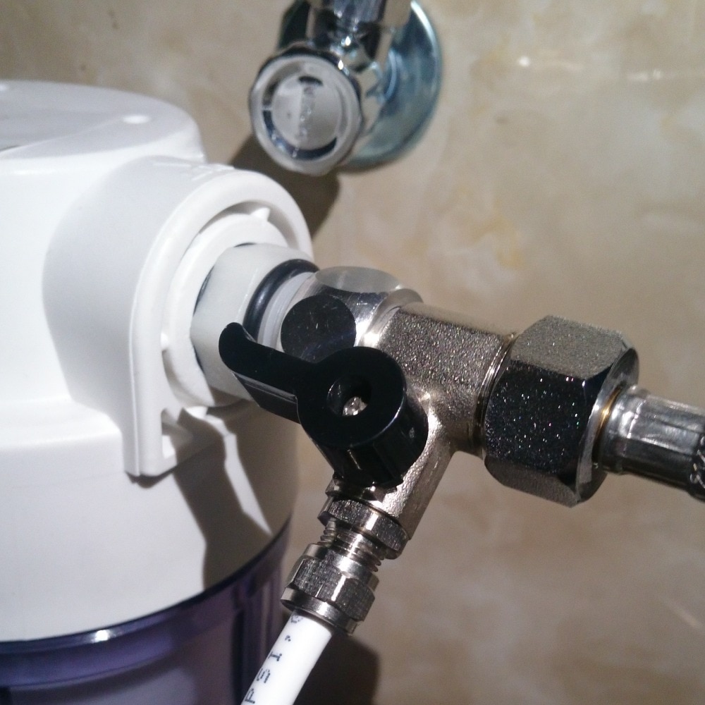 Tee 1/2"Male BSP-1/4"Tube-1/2"Female BSP tap shut ... – Grandado