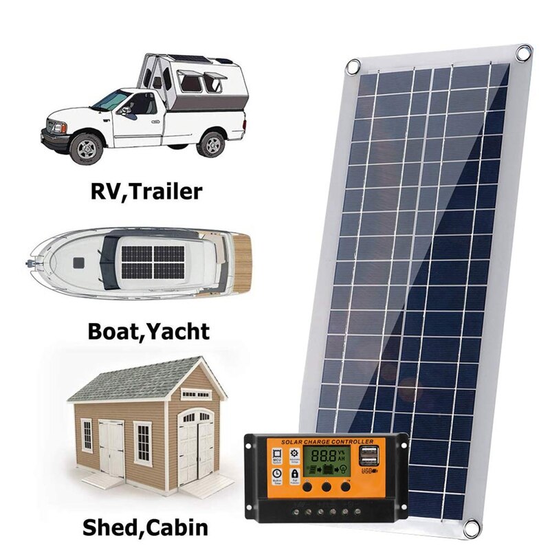 15W 12V Dual USB Output Polycrystalline Cells Effi... – Grandado