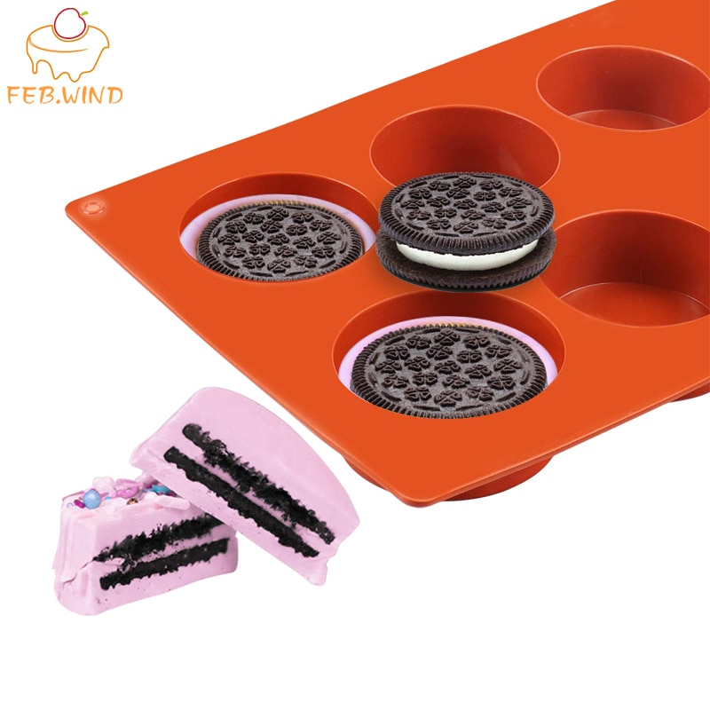 6/12 Holes Oreo Mold Heat Resistance Cylinder Sili... – Grandado