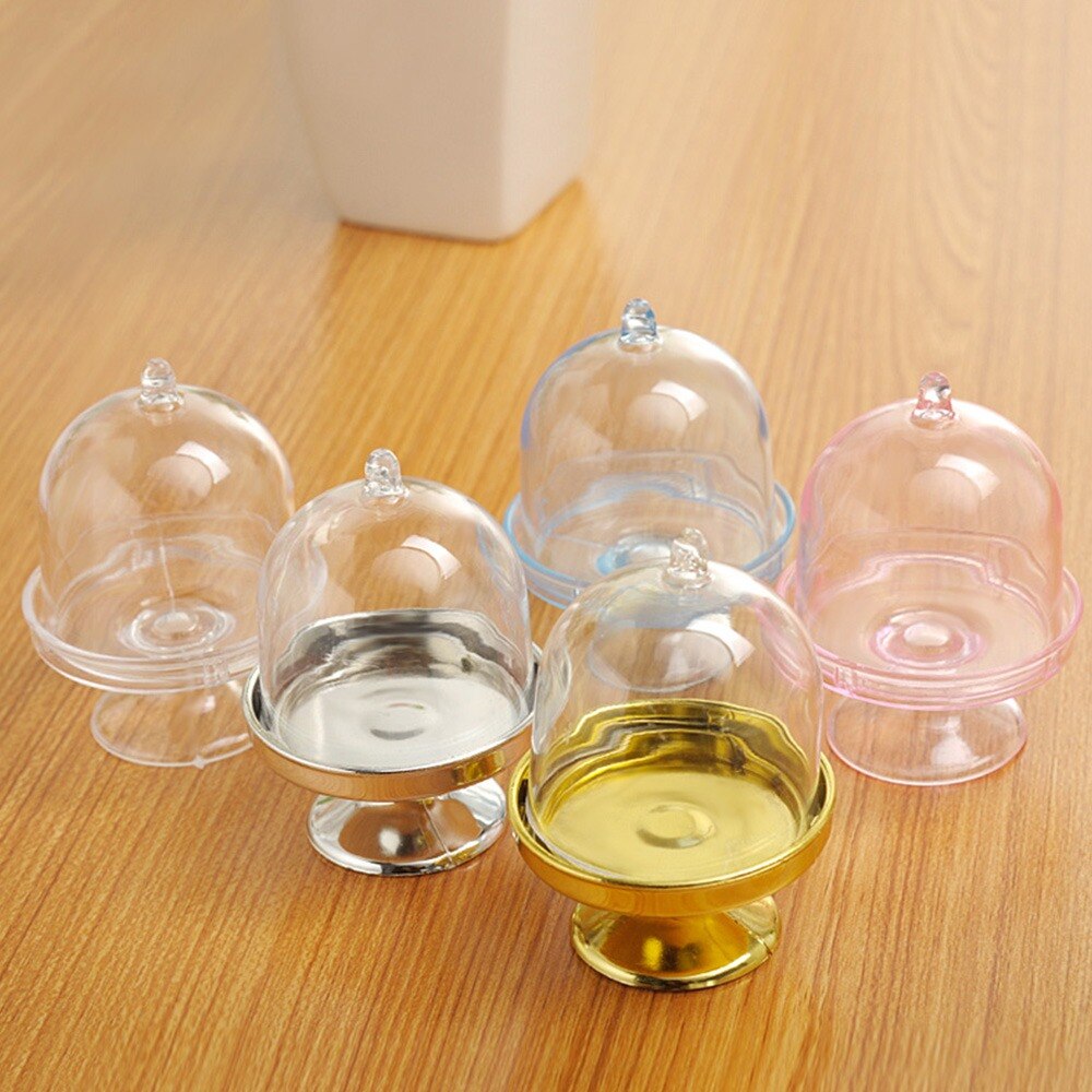 6/12Pcs Plastic Candy Wedding Box Candy Doos Plast... – Grandado