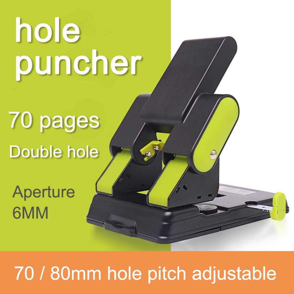 Metal Heavy Duty 2 Holes Puncher Paper Cutter Loos... – Grandado