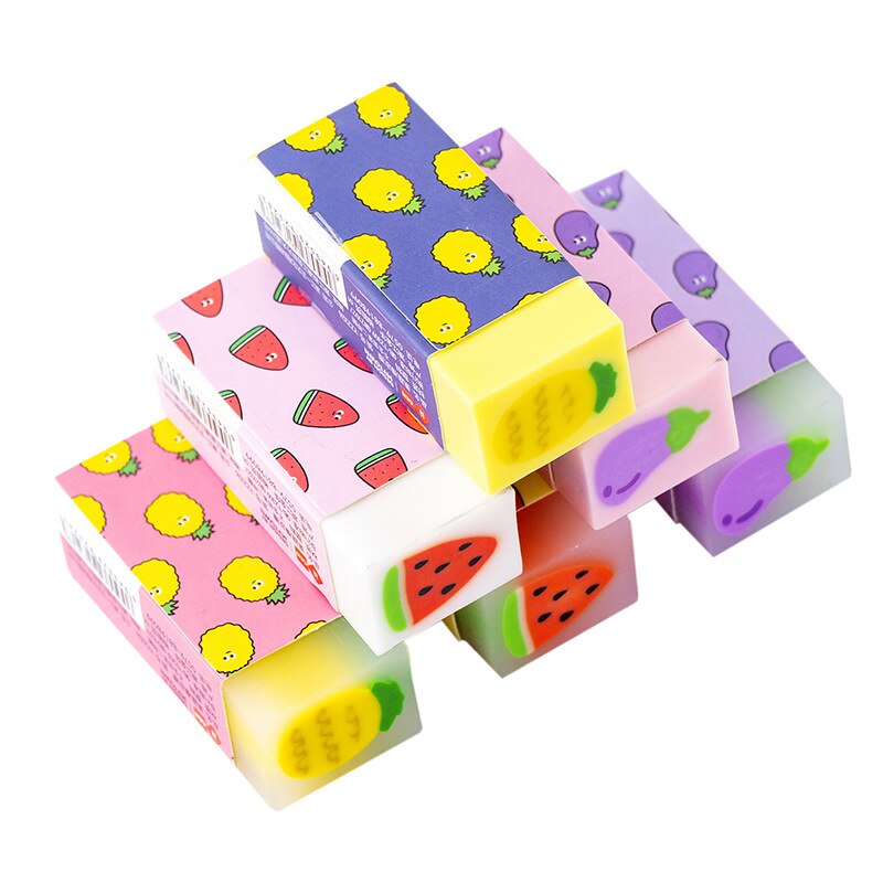 Small Fresh Fruit Core Eraser Rubber Eraser Primar... – Grandado