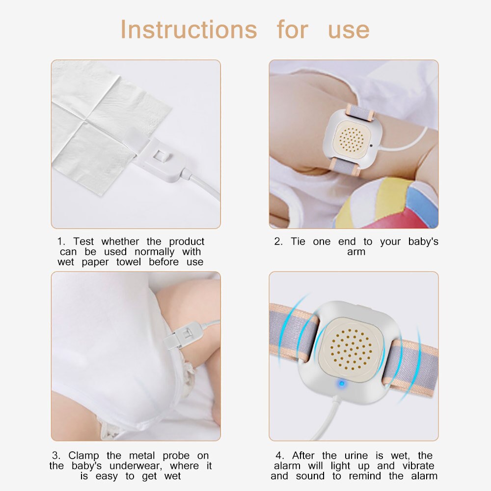 Arm Wear Bedwetting Sensor Alarm For Baby Toddler ... – Grandado