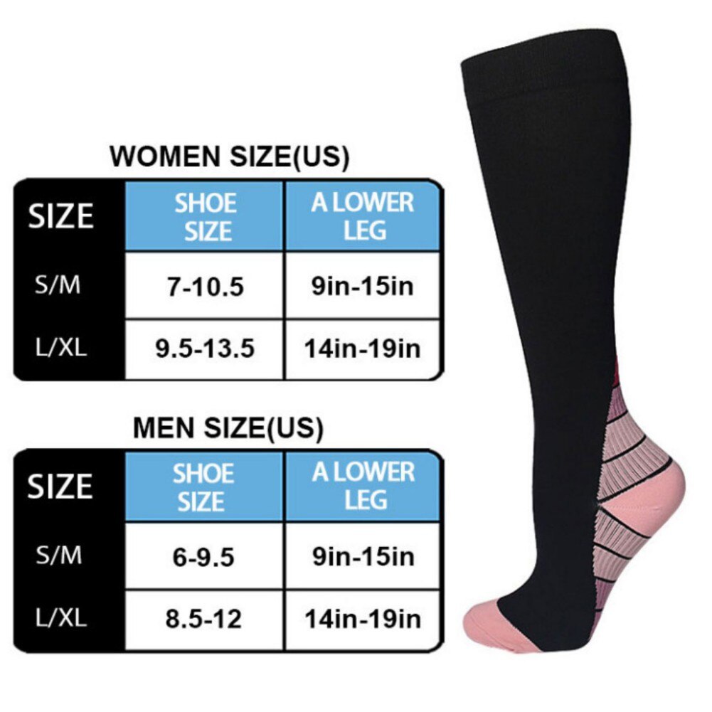 Sports Compression Socks For Men Women Nurse Cycli... – Vicedeal