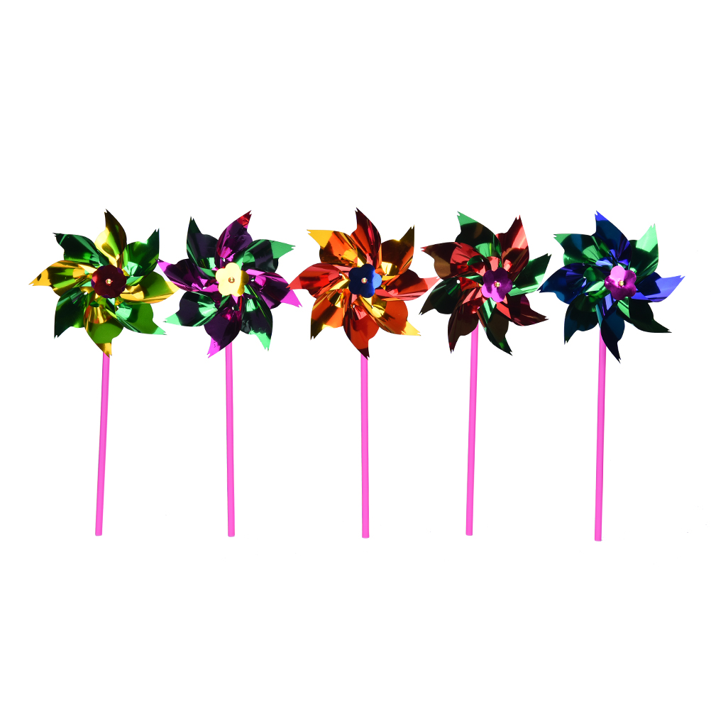 5pcs Outdoor Toy DIY Garden Windmill Colorful Wind... – Vicedeal