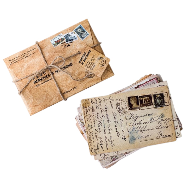 30 Stks/pak Retro Recollection Serie Wenskaart Pos... – Vicedeal