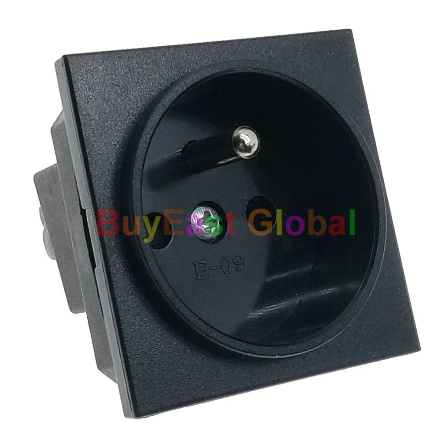 EU Schuko French (Type E) Panel Mount Power Socket... – Grandado