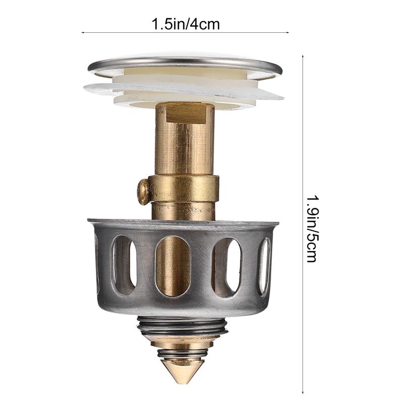 2pcs Basin Sink Drain Stopper Bathroom Strainer Wa... – Grandado