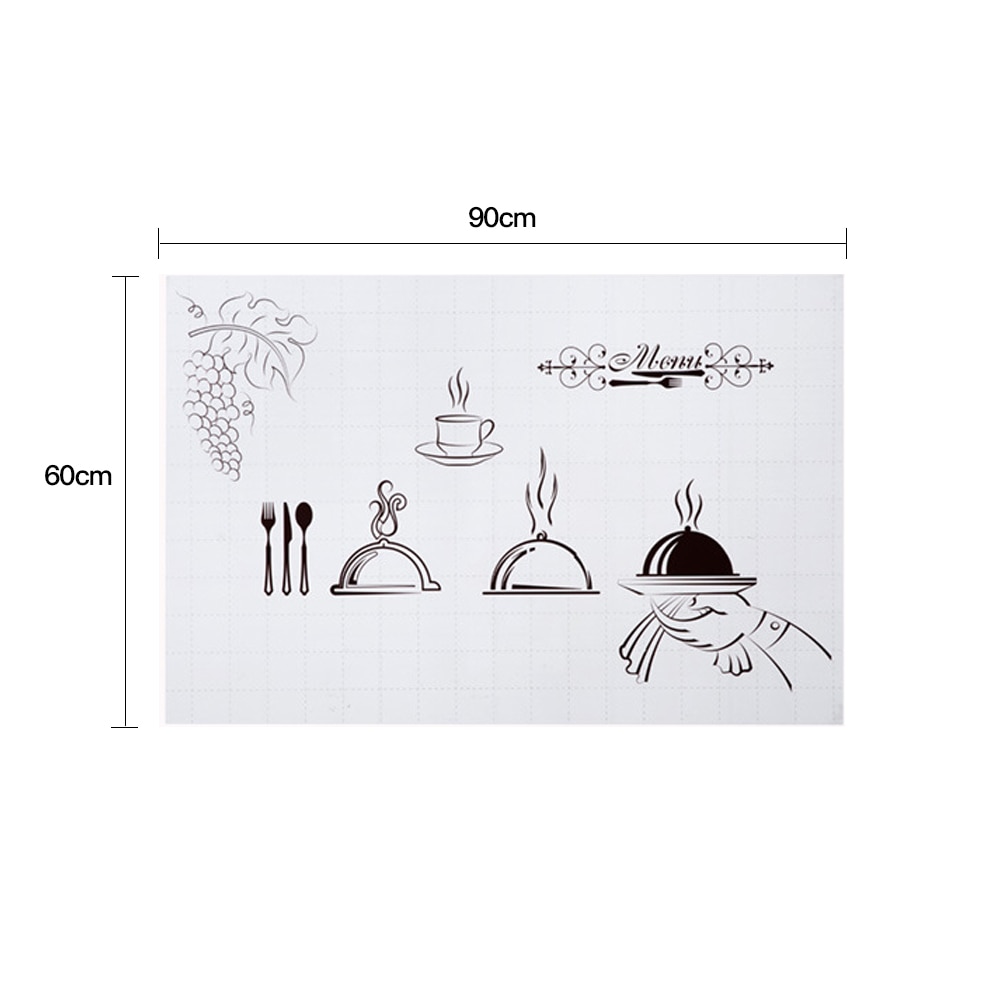 1Pc Kitchen Wall Stickers Oilproof DIY Wall Art De... – Grandado