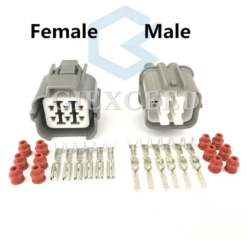 6-pins 6189-0133 6188-0175 Waterdichte Automotive ... – Vicedeal