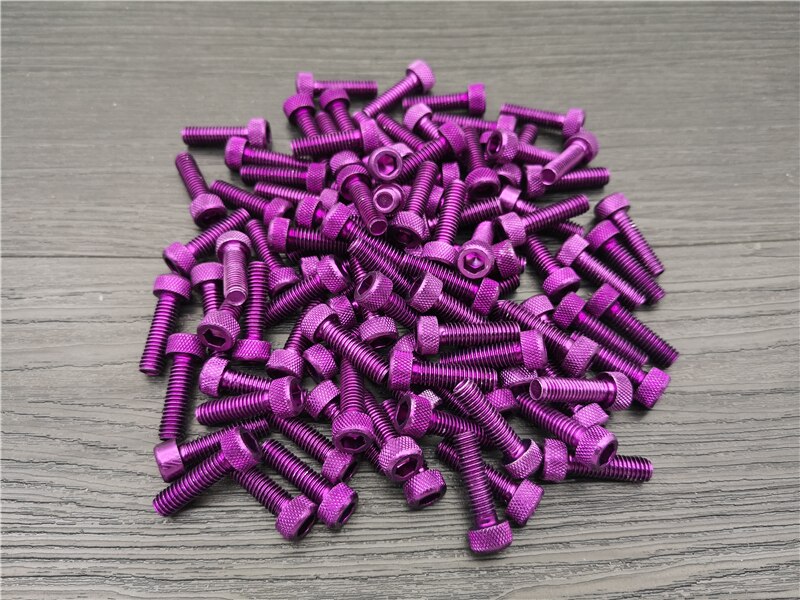 M6 X20mm 100 Pcs Fiets Stuurpen Schroef Aluminium ... – Vicedeal