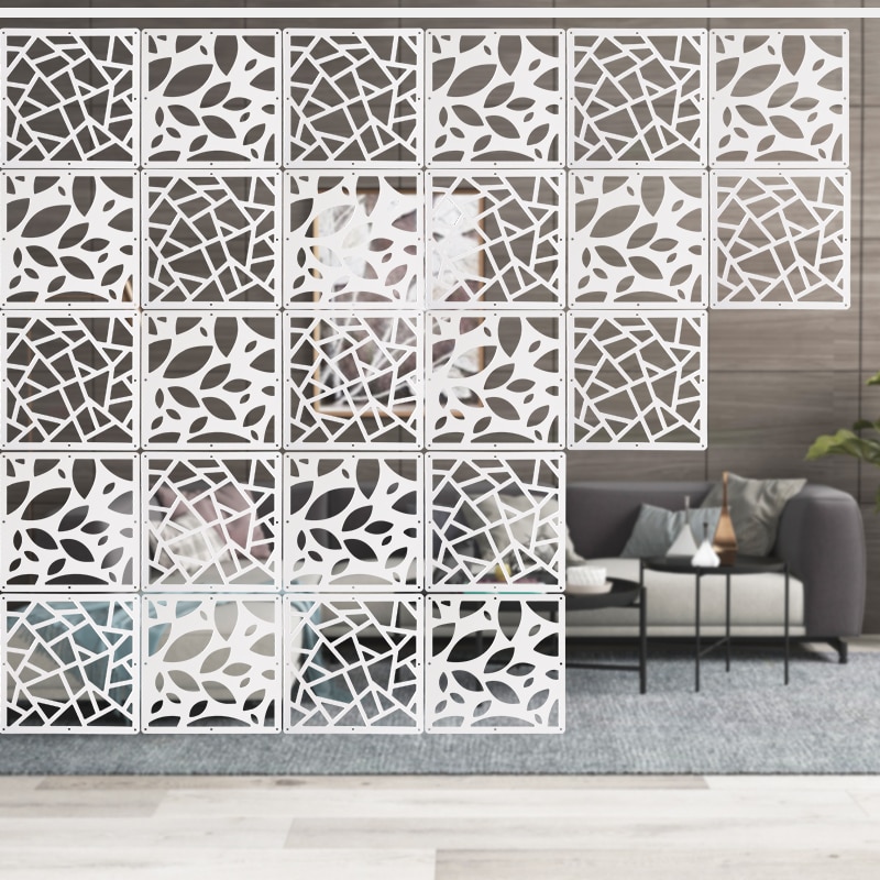 Solid wood modern tiles minimalist living room Par... – Grandado