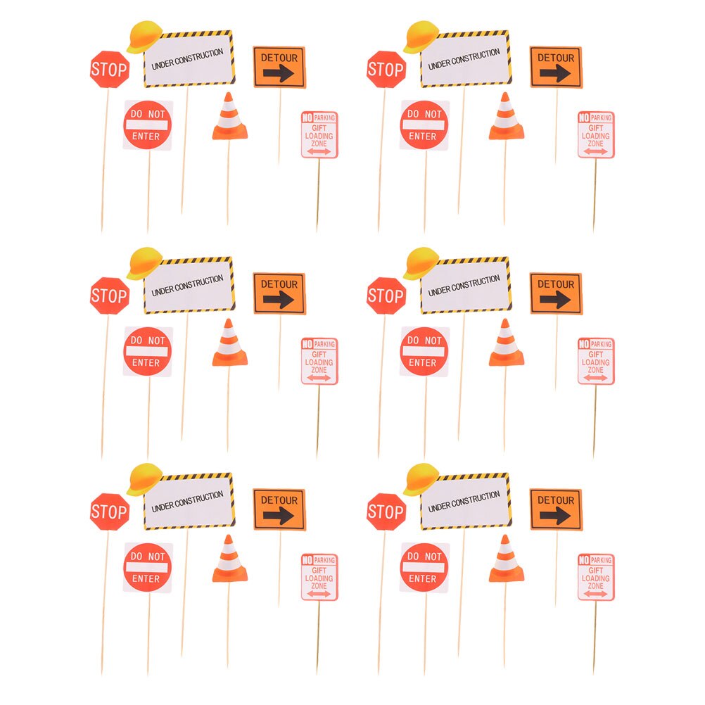 48pcs Cake Inserting Cards Theme Party Signs Cake ... – Vicedeal