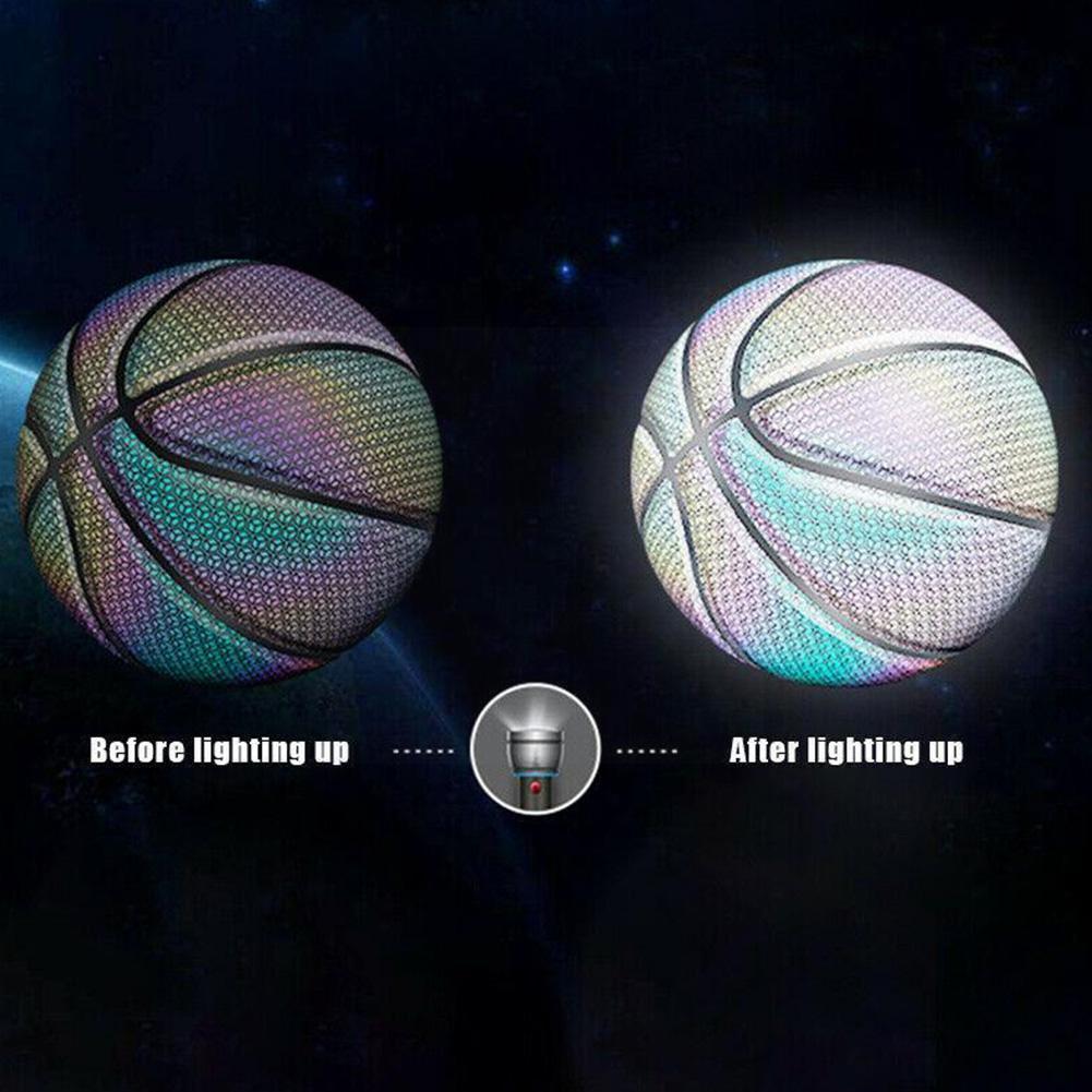 Luminous Basketball Ball Holographic Reflective Li... – Grandado