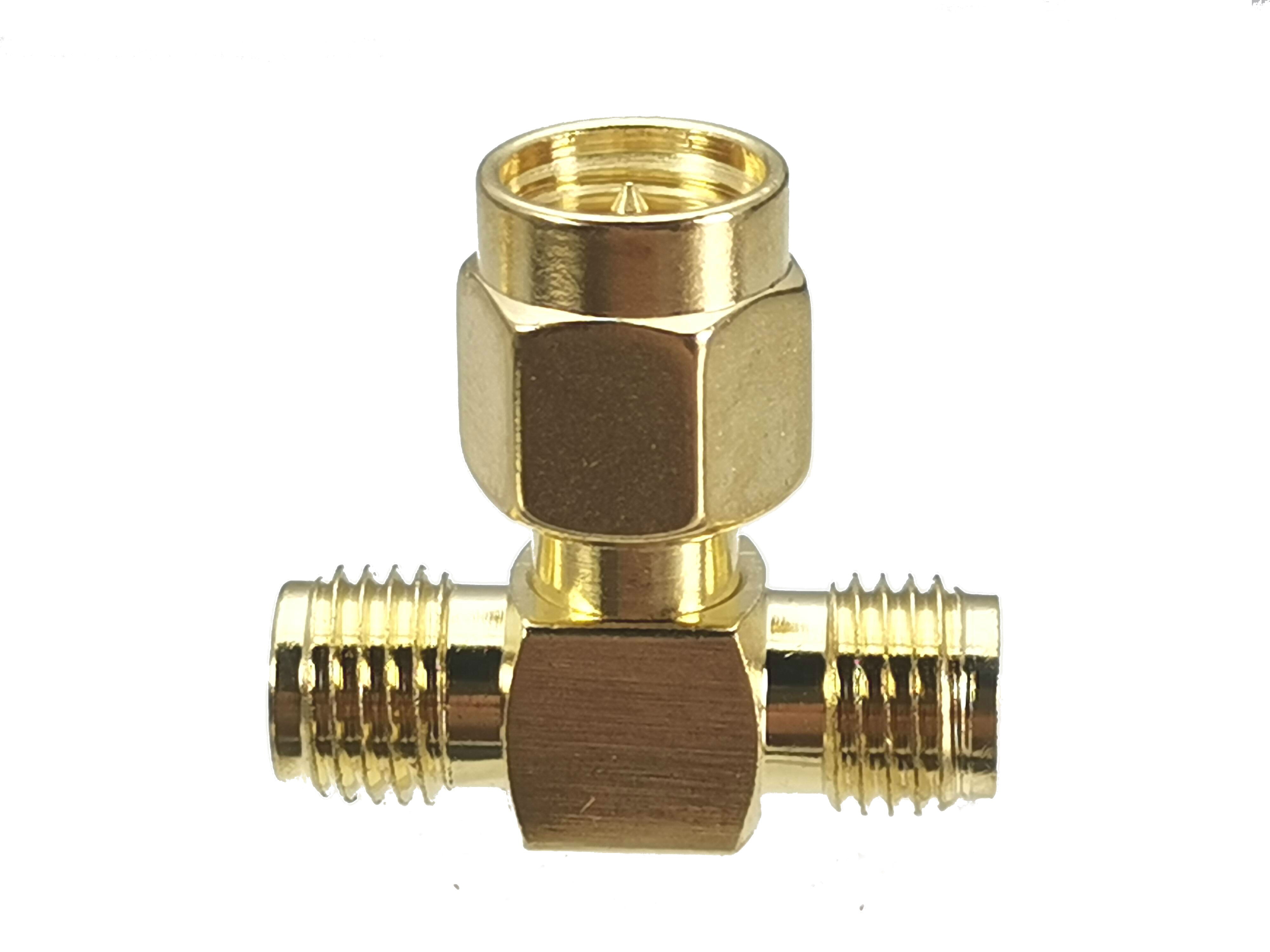 1 stücke Stecker Adapter SMA Stecker auf 2x Sma-bu... – Vicedeal