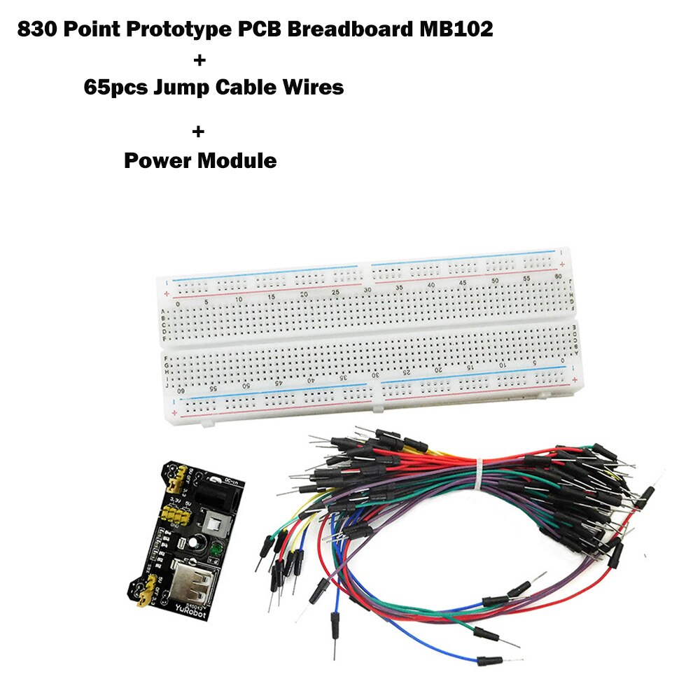 Breadboard Power Module PCB + Power Module MB102 P... – Grandado