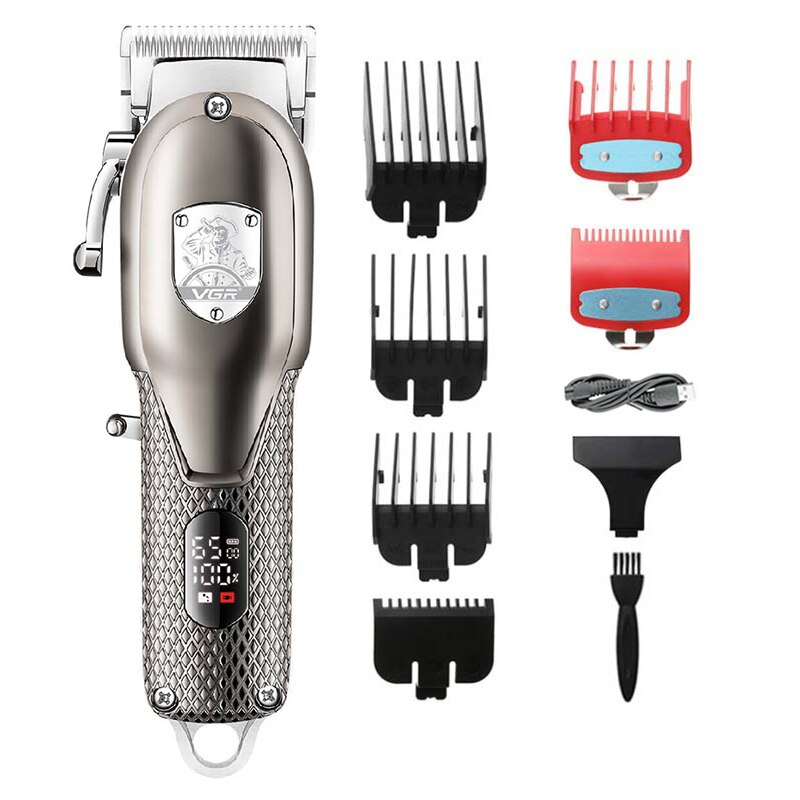 Barber metal hair clipper for men cord/cordless ha... – Grandado