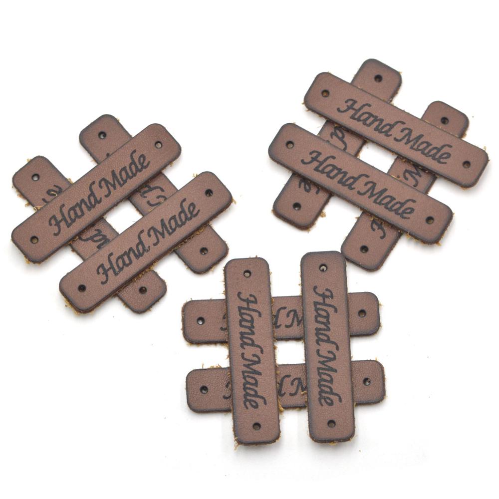 KALASO 20pcs Handmade Labels Clothes Garment Leath... – Grandado