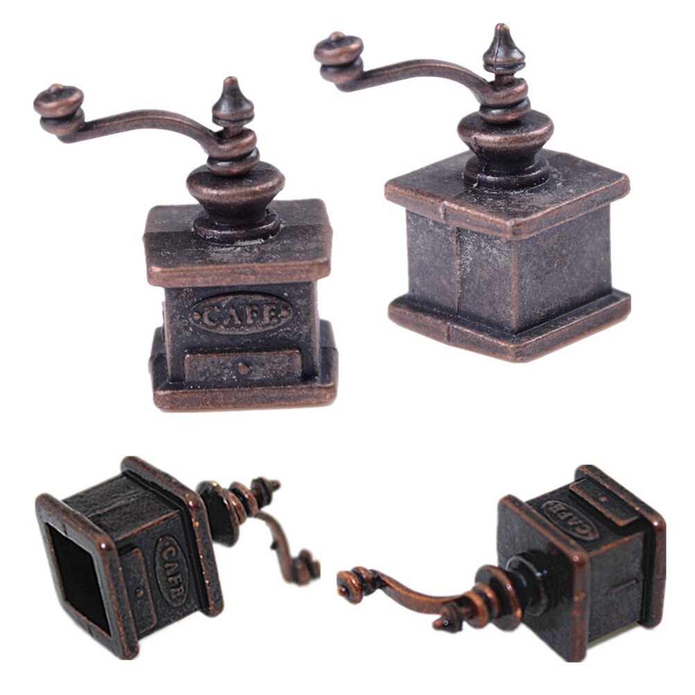 Toyzhijia 1 pc miniatuur keuken vintage koffiemole... – Grandado
