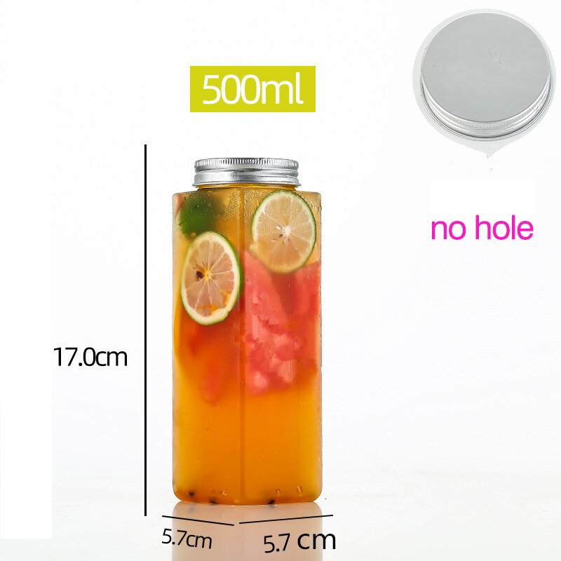 10pcs Plastic Milk Tea Drink Bottle Take Out Coffe... – Grandado