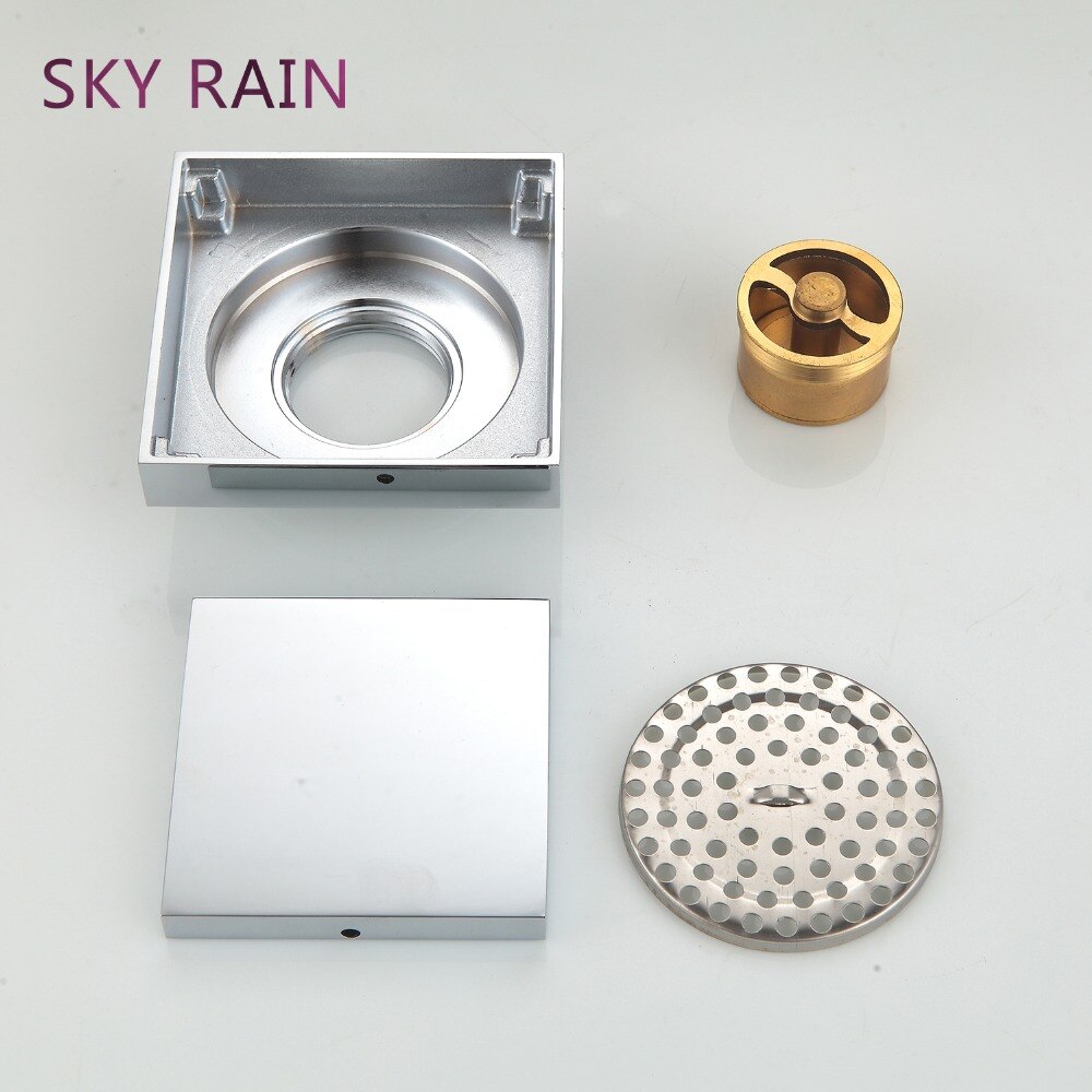 Sky Regen Afvoerputje Messing Vierkante Douche Afd... – Vicedeal