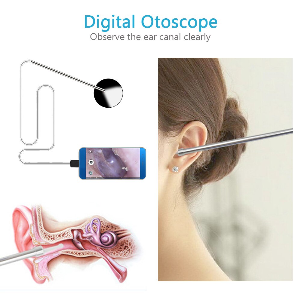 0.22inch 6 LED Lights Visual Ear Cleaner Inspectio... – Grandado
