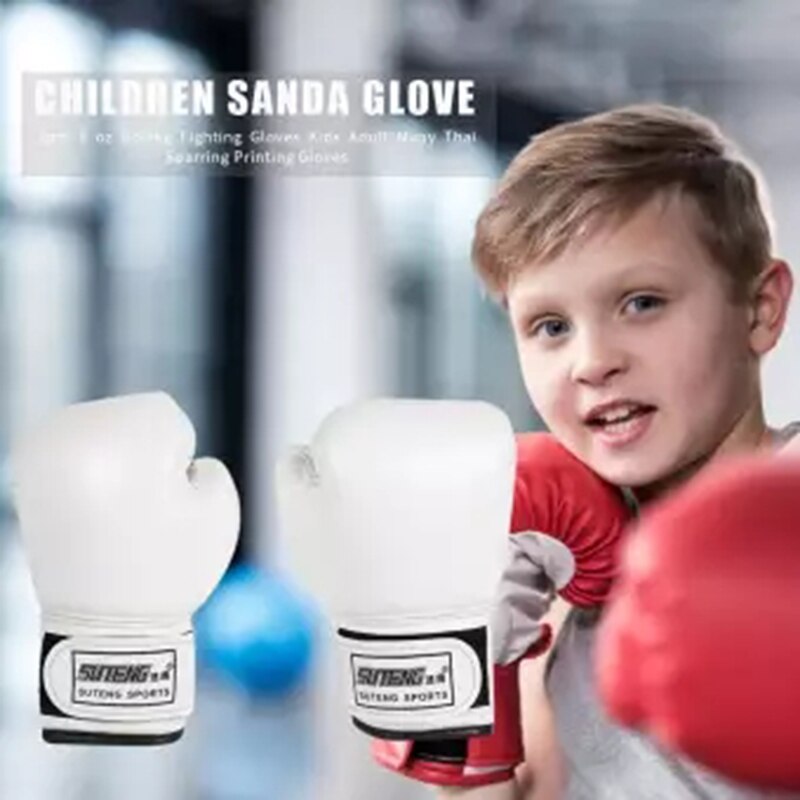 1 Pair Kids Children Boxing Gloves Breathable PU L... – Vicedeal