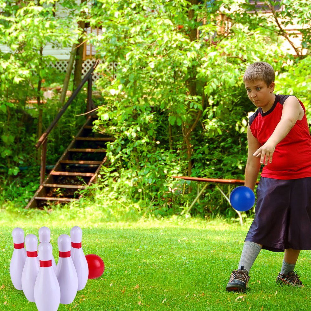 1 Set Bowling Ball Portable Practical Useful Toy f... – Vicedeal