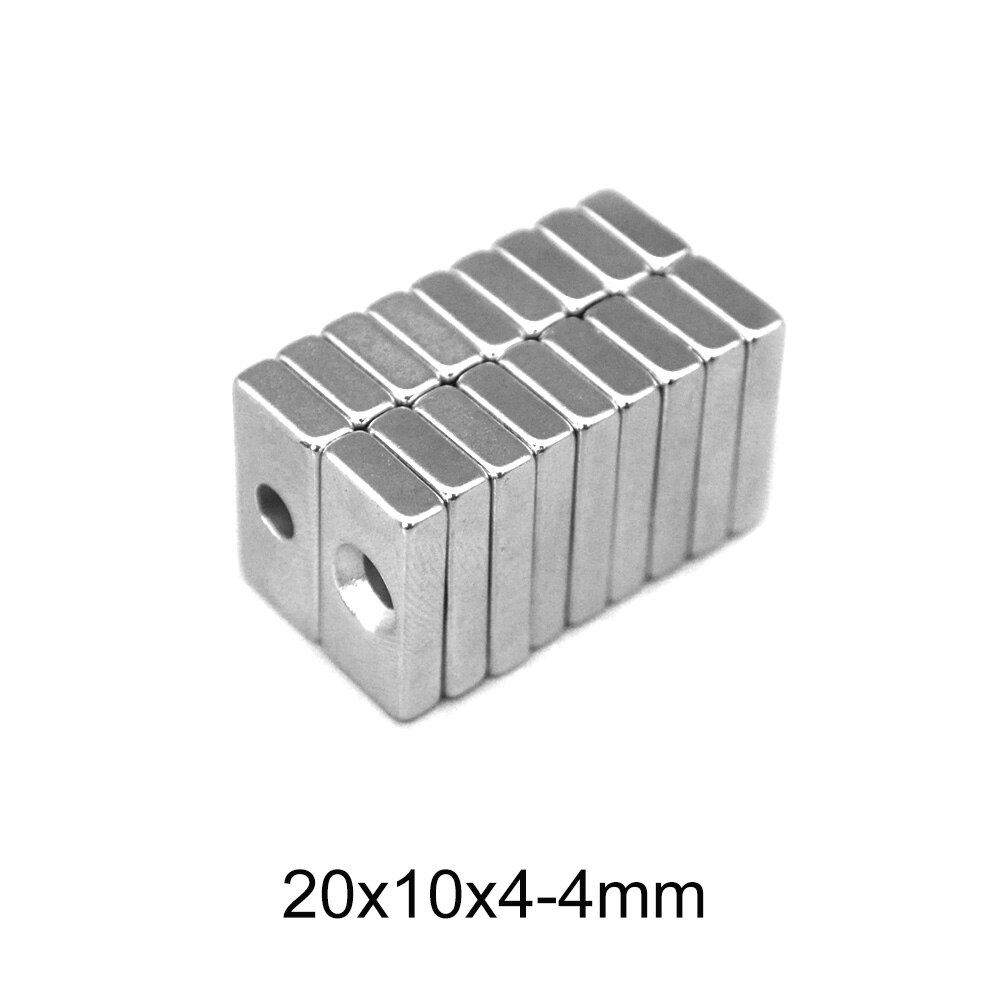 5~60PCS 20x10x4-4 Strong Quadrate Neodymium Magnet... – Grandado