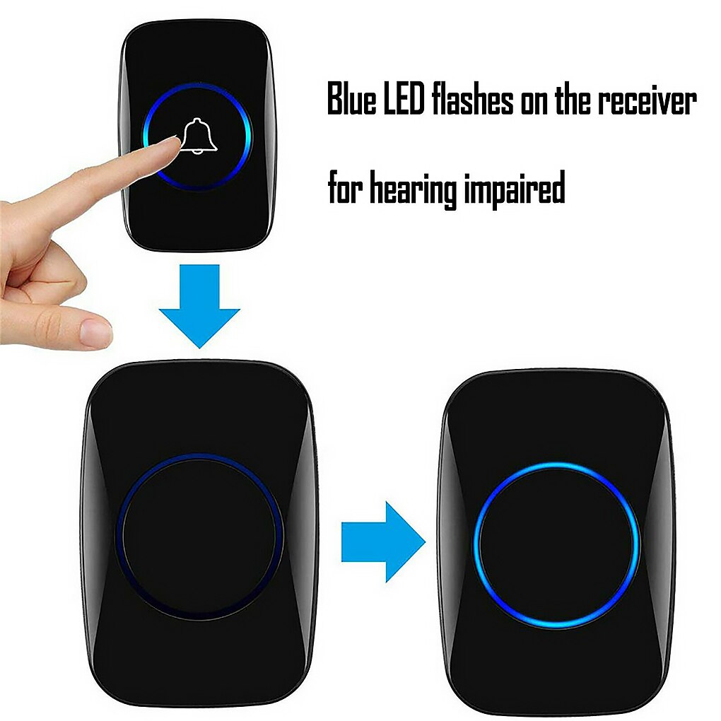 Wireless Doorbell Welcome bell Home Chime Door bel... – Grandado