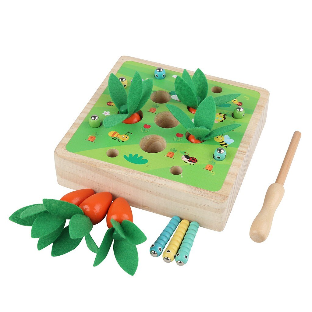 Wooden Toy Children Radish Bug Game Parent-Child S... – Grandado