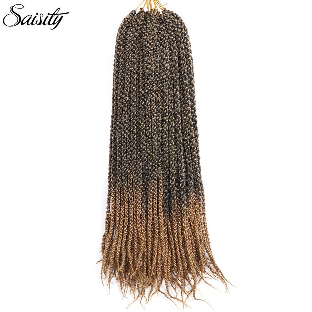 Saisity Ombre Crochet Braids Twist Bulk Synthetic ... – Vicedeal
